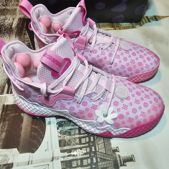 adidas Originals | Shoes | Adidas Harden Vol6 Monogram Clear Pink Cloud ...